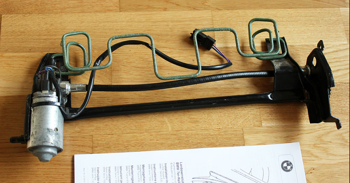 BMW E32 E34 Lumbar support system